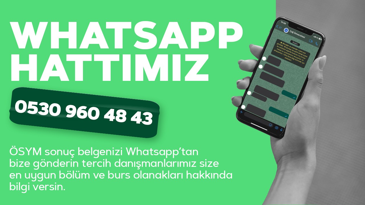 Whatsapp Destek Hattımız
